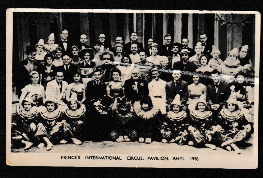 PRINCE`S INTERNATIONAL CIRCUS, PAVILLON. RHYL 1958 (8 (Defekt) in ...