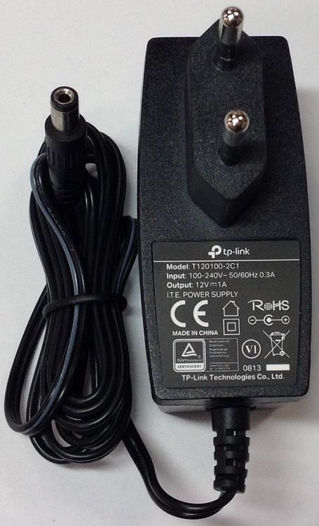 TP-LINK T120100-2C1 I.T.E. Power Supply 12V 1A ext, Netzteil (Gebraucht ...