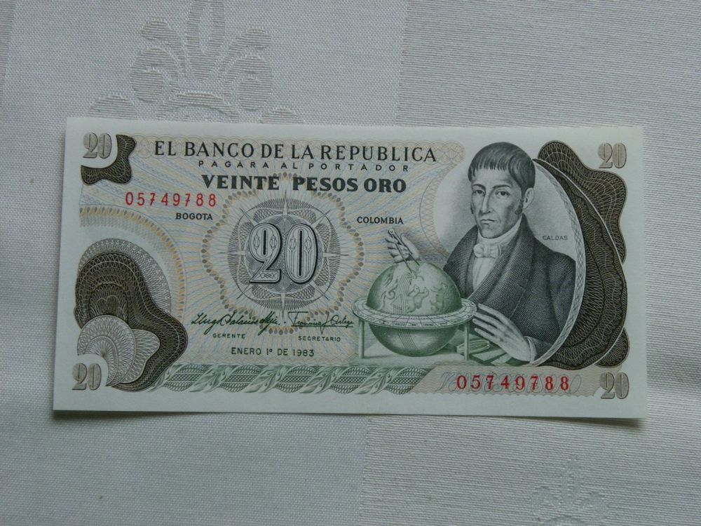 Colombia 20 Pesos oro 1983, Neu | Kaufen auf Ricardo