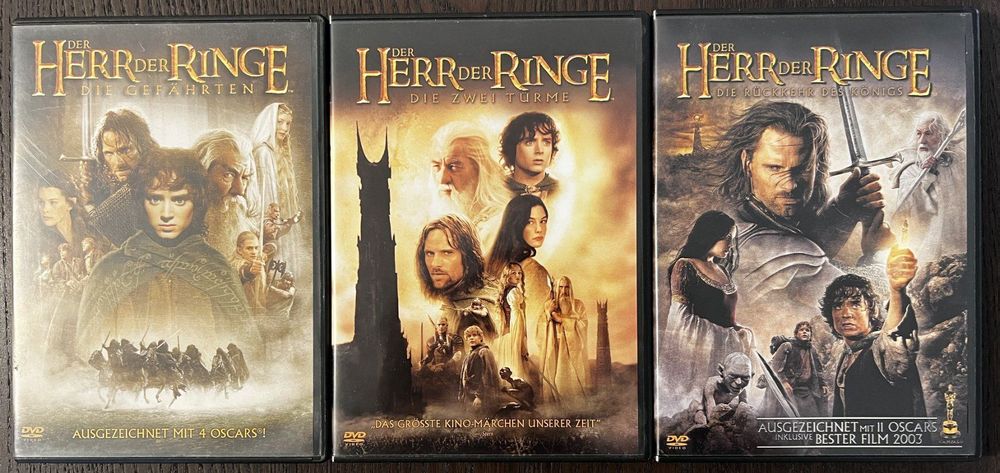 Der Herr der Ringe (Trilogie) -Deutsch & English- (Gebraucht) in St ...