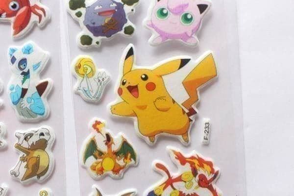 POKEMON GO 3D STICKER - 3D AUFKLEBER - POKEMON STICKERS (Neu und ...