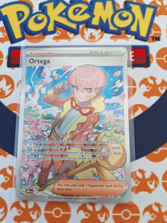 Pokemon Ortega Trainer Obsidian Flames Englisch | Kaufen auf Ricardo