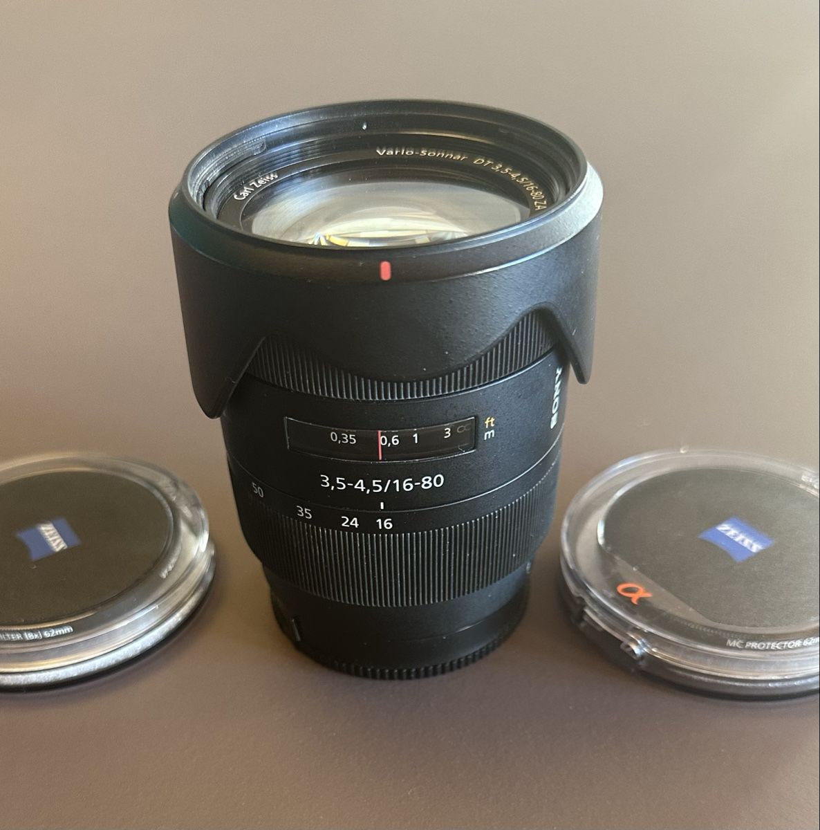 Sony Zeiss Vario-Sonnar DT 3,5-4,5 / 16-80 ZA Zoom Objektiv (Gebraucht ...