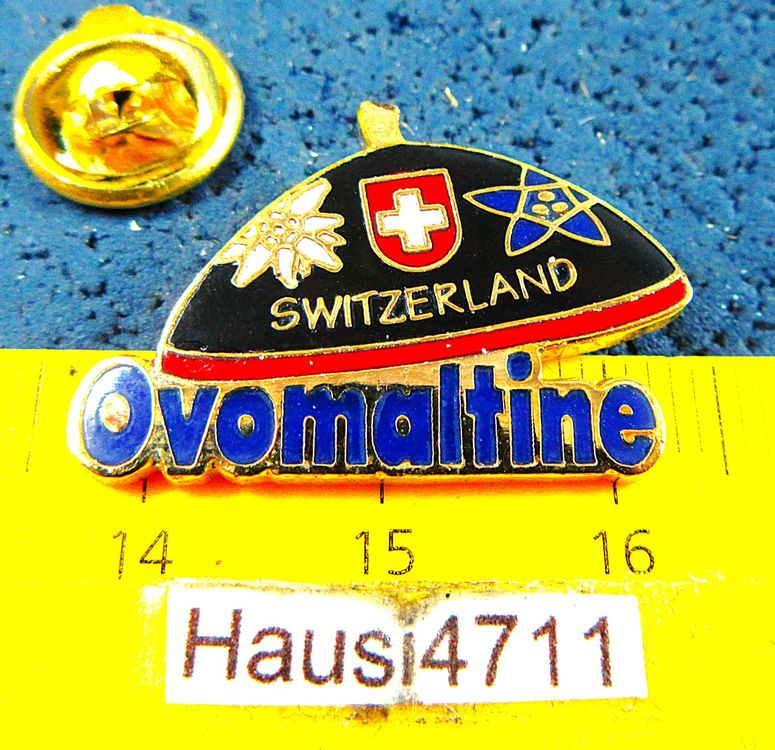 OVO SENNEN-KÄPPI SCHMUCK-PIN ENAMEL GOLDIG WANDER (Gebraucht) in Ettingen für CHF 1 – mit ...