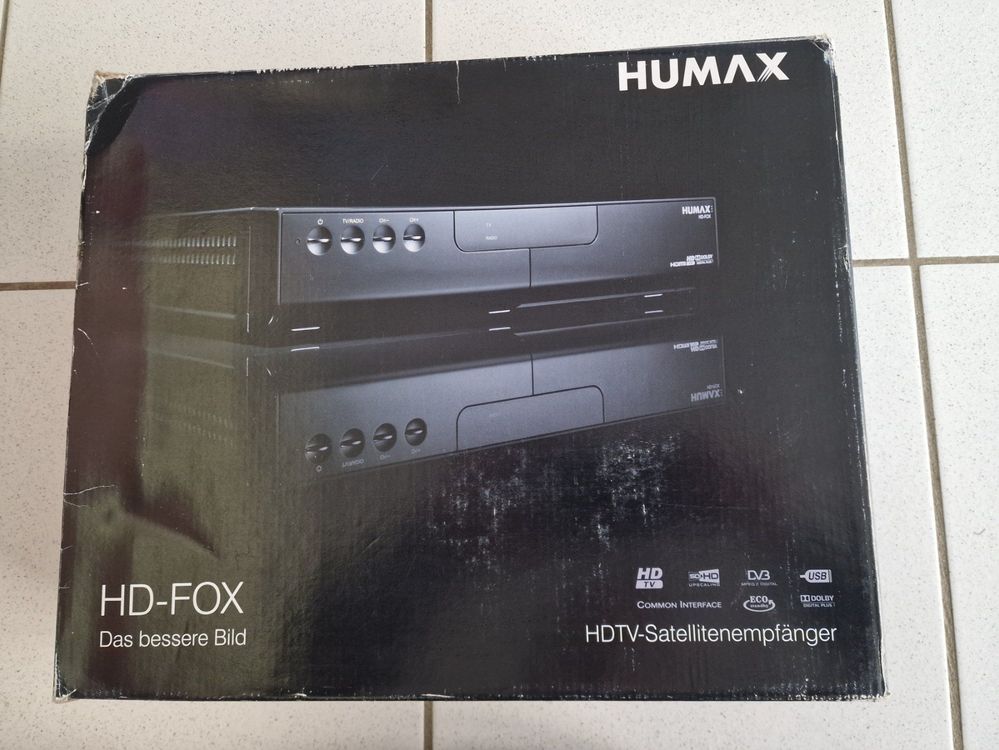 HUMAX HD-FOX Receiver mit Fernbedienung | Kaufen auf Ricardo