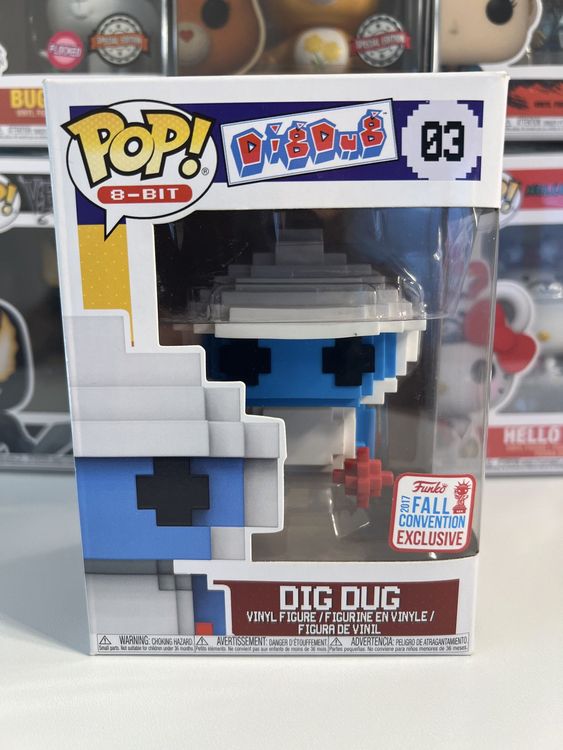 Funko POP 8-BIT Dig Dug Edition Limitée Fall Convention 2017 (Neu und ...