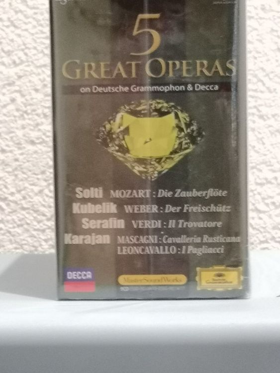 Esoteric SACD 5 Great Operas DGG Decca (Neu und originalverpackt) in ...