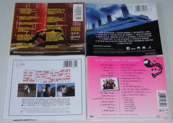 4CD's - James Horner, Warren Casey, Sara Allen, Adam Clayton (D ...