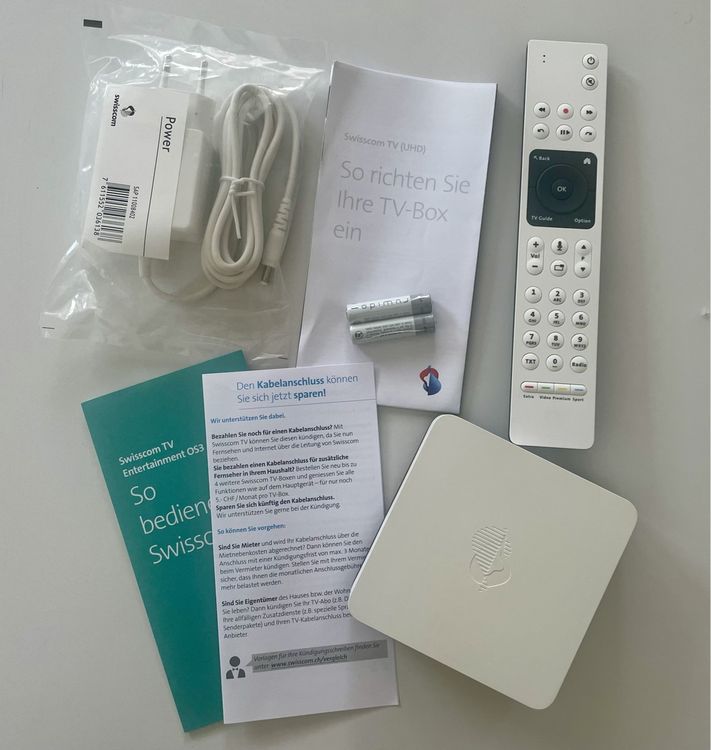 Swisscom TV-Box UHD mit Fernbedienung | Kaufen auf Ricardo