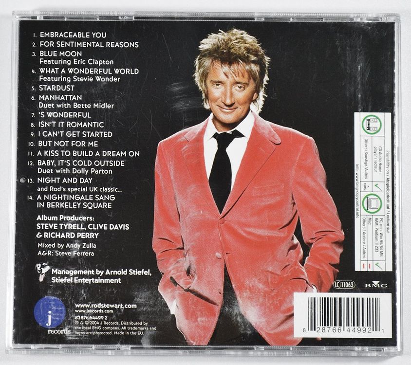 CD: ROD STEWART - Stardust.., The Great American Songbook | Kaufen auf ...