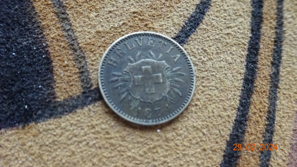 5 Rappen 1874 Billon (Gebraucht) in bassecourt für CHF 19 – mit ...