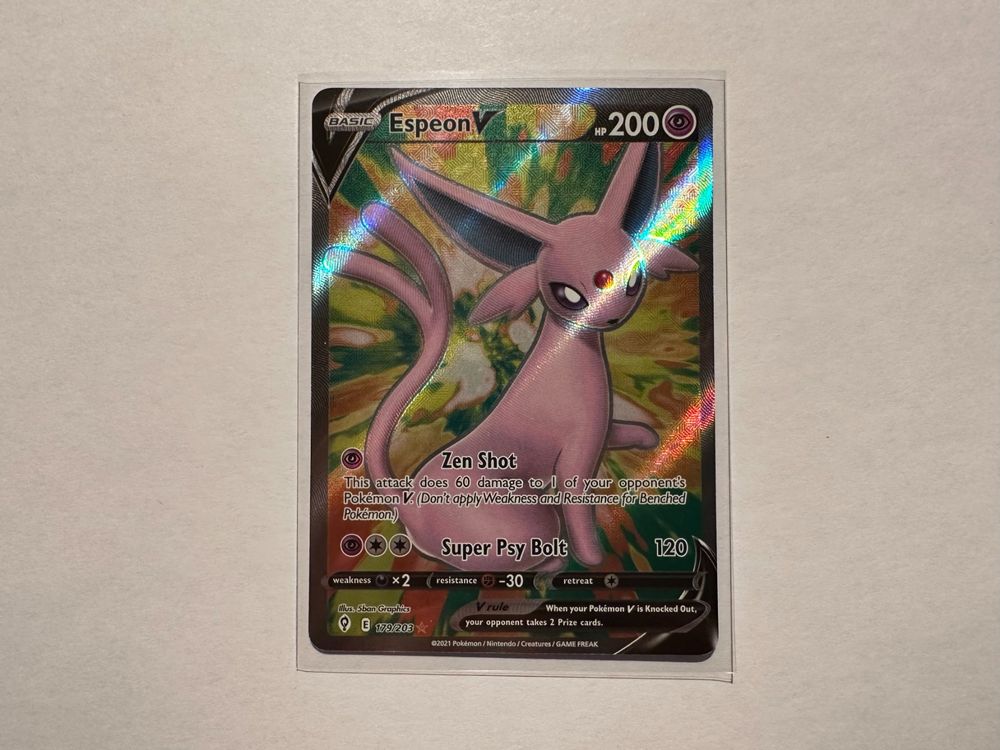 Espeon V Fullart Evolving Skies EN | Kaufen auf Ricardo