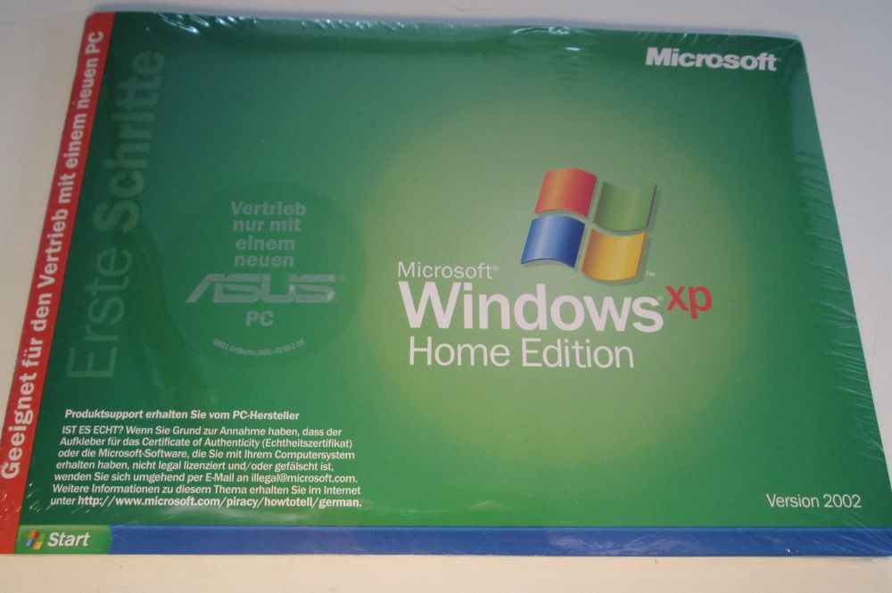 Windows XP Home Edition Microsoft Version 2002 NEU.......... | Kaufen ...