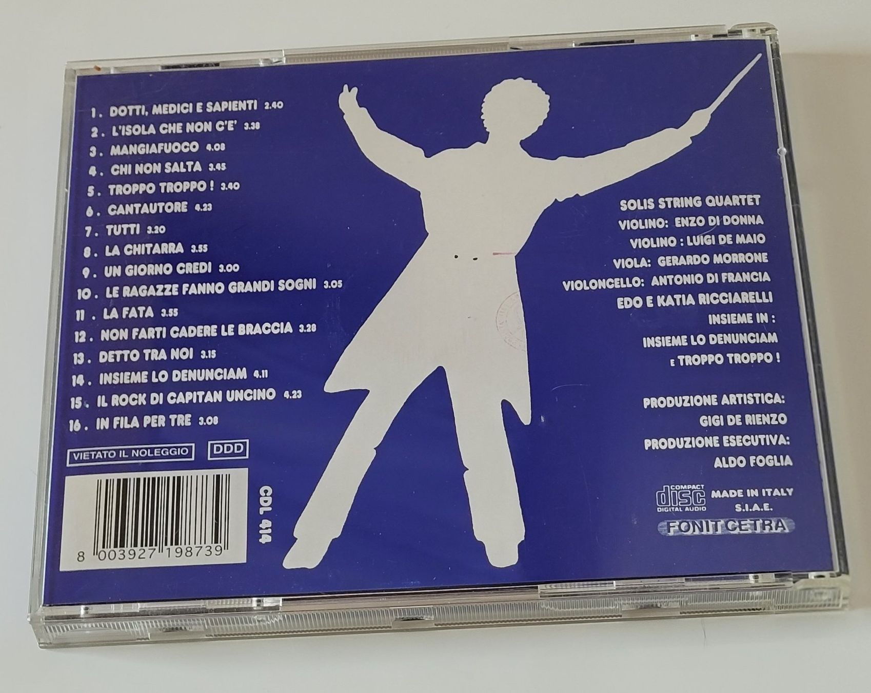 Edoardo Bennato & Solis String Quartet - Quartetto d'Archi (Gebraucht ...