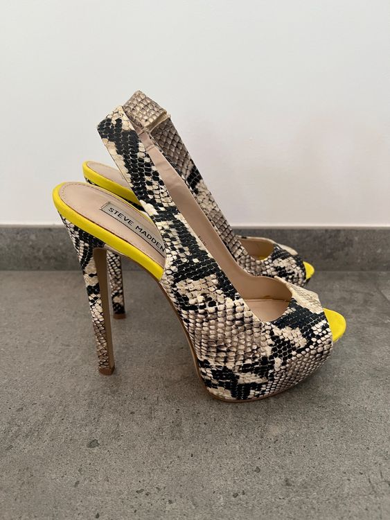 Steve Madden Snake print high heels - Size 39 | Kaufen auf Ricardo