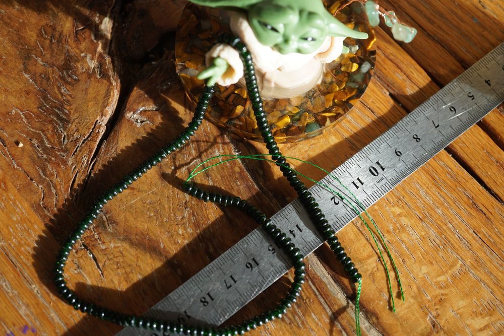 Grünfluss Grün Donuts 4mm Strang TOPSTONE (Neu und originalverpackt) in ...