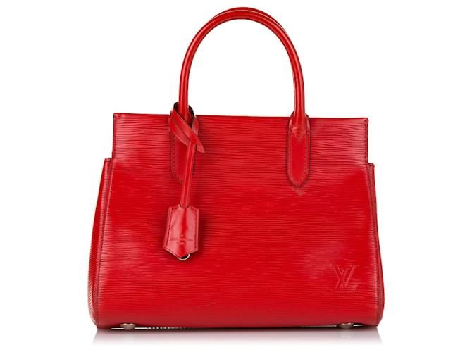 Authentic Louis Vuitton Red Epi Leather Bag MM | Kaufen auf Ricardo