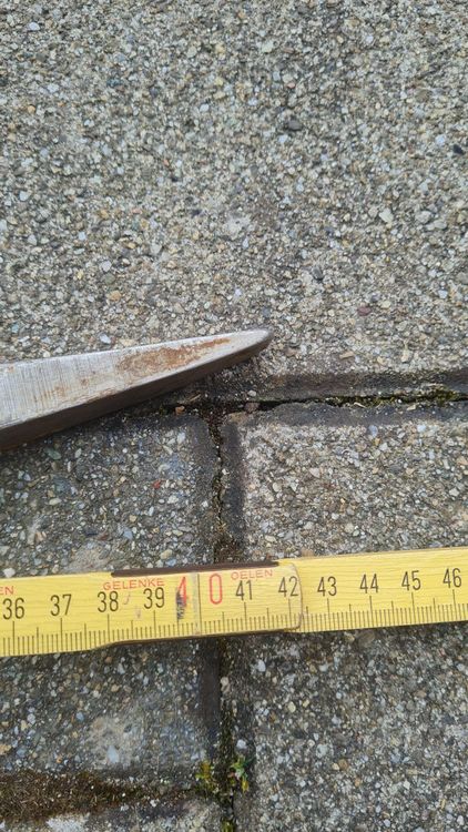 Schweizer Armee / Pickel / Spitzhacke / Keilhaue / 1 Meter (Gebraucht ...
