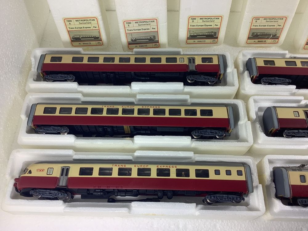 Metropolitan SBB RAe TEE, 6- teilig, H0, DC, Analog, OVP. (Gebraucht ...