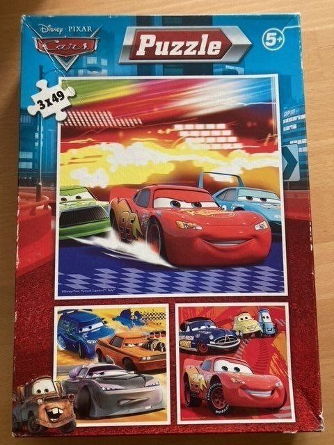 Puzzle; Cars, 3 x 49 Teile (Gebraucht) in Romanshorn für CHF 5 – mit ...
