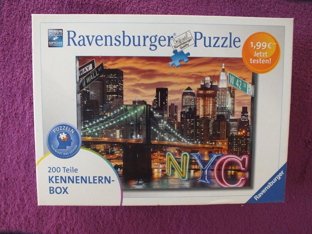 Ravensburger Puzzle 200 Teile New York Skyline (Gebraucht) in Müllheim ...