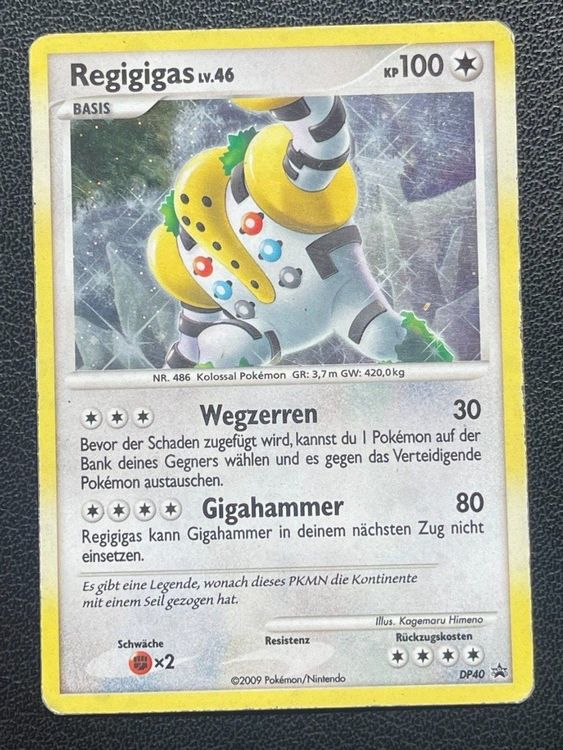 Regigigas Holo DP40 Black Star Promo | Kaufen auf Ricardo