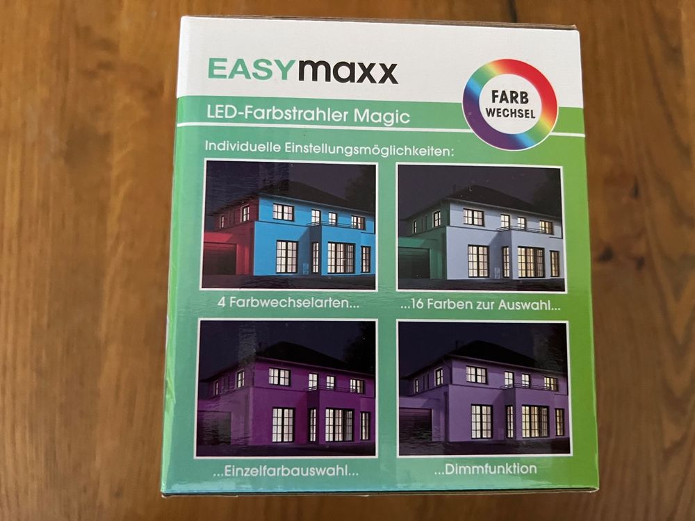 LED-Farbstrahler Magic von Easymaxx NEU (Neu und originalverpackt) in Fehraltorf für CHF 10 ...