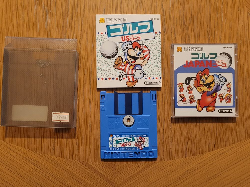 Golf US Course Famicom Disk NES OVP Komplett Japan (Gebraucht) in ...