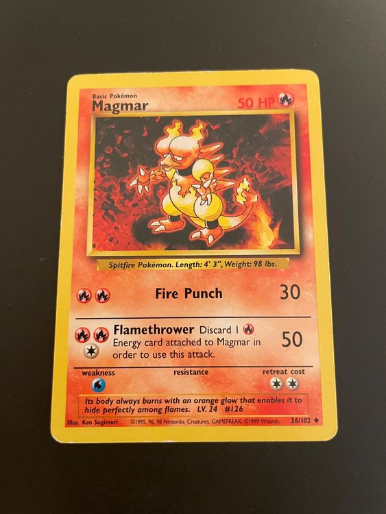 Magmar Base Set 36/102 | Kaufen auf Ricardo