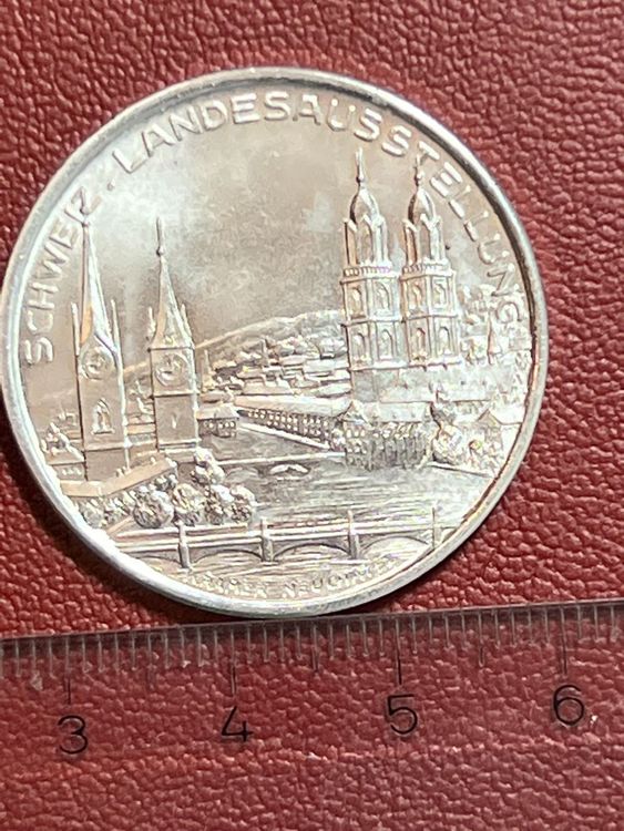 Medaille Landesausstellung 1939 Aluminium Pavillon Zürich (Gebraucht) in Wollerau für CHF 15 ...