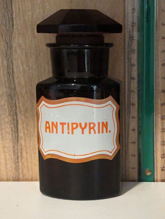 Antike Apothekerflasche Antipyrin Schmerzmittel | Kaufen auf Ricardo