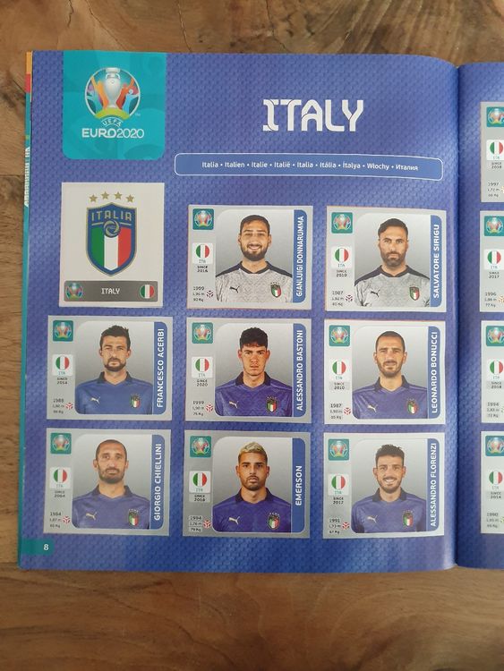 Panini EM Euro 2020 Album, komplett, Top Zustand! (Gebraucht) in ...