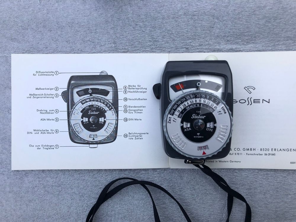 GOSSEN Sixtar Belichtungsmesser (Gebraucht) in Magden für CHF 20 – mit Lieferung auf Ricardo kaufen