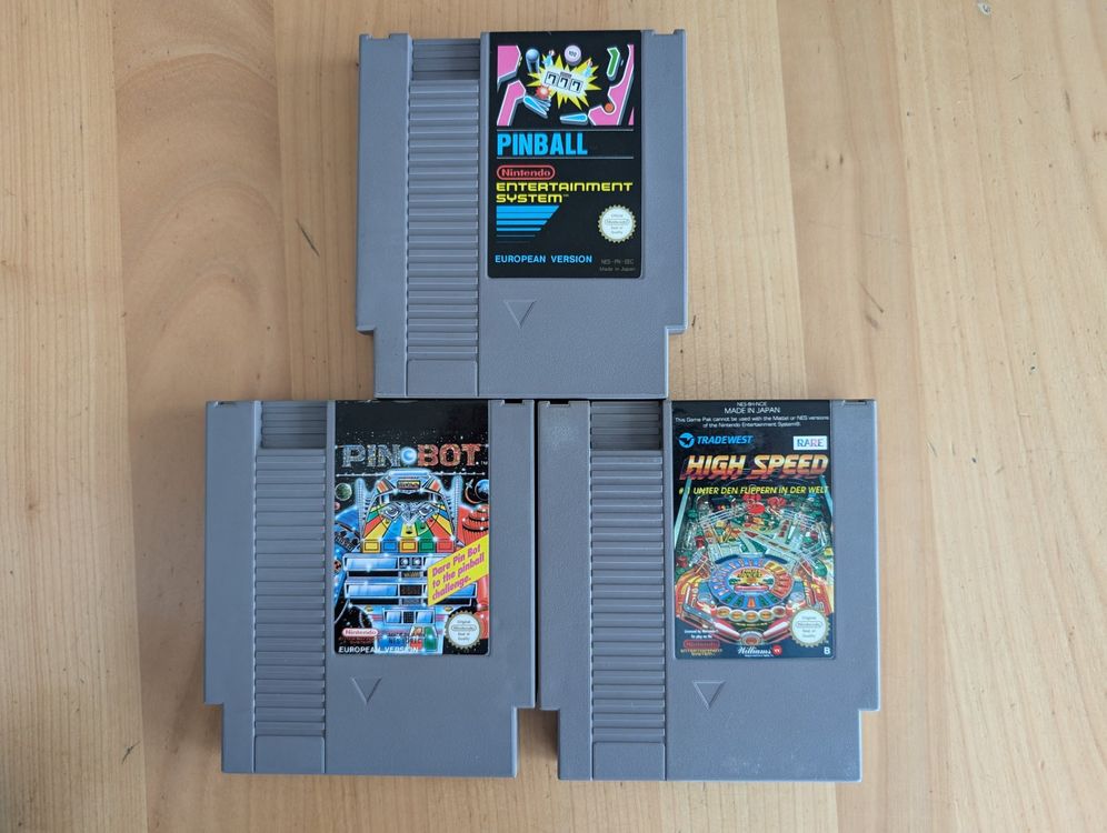3 Pinball-Klassiker für das Nintendo NES (Gebraucht) in Küsnacht ZH für ...
