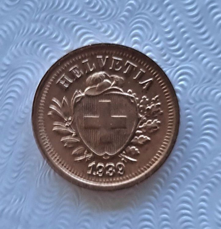 1939 Rappen Centime (Gebraucht) in Meyrin für CHF 39 – mit Lieferung auf Ricardo kaufen