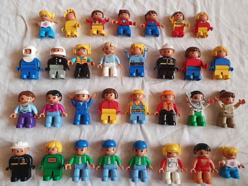31 LEGO Duplo Menschen Figuren Männchen basic | Kaufen auf Ricardo