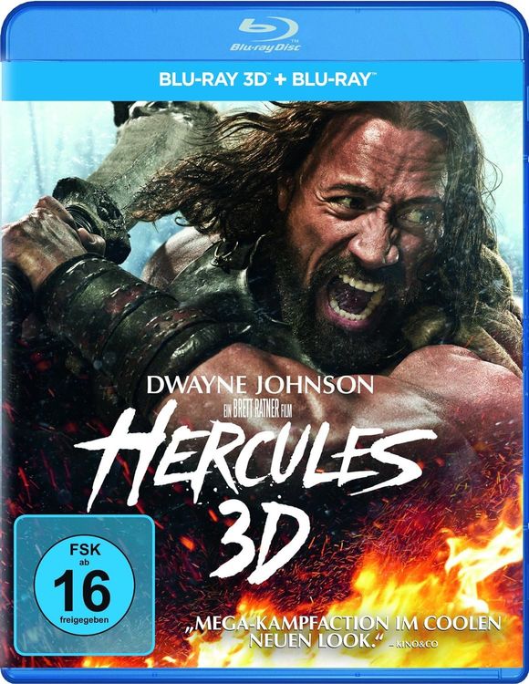 Hercules (2014) Dwayne The Rock Johnson/3D&2D/Extended Cut (Gebraucht ...
