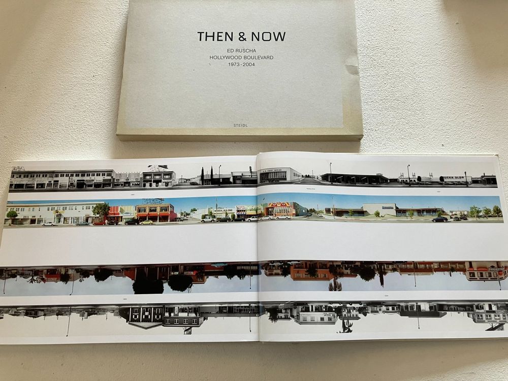 Kunstband Ed Ruscha Then & Now Hollywood Boulevard 1973-2004 (Gebraucht ...