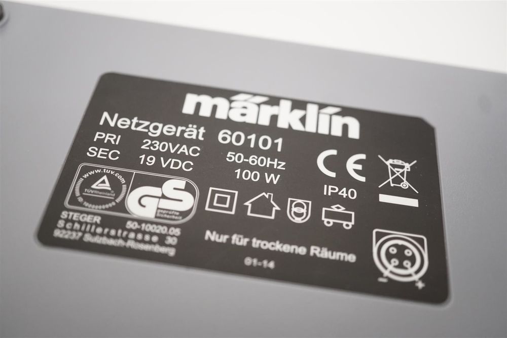 2ƒ Märklin Trafo 60101 230V 100W OVP (Gebraucht) in Thun für CHF 79 ...