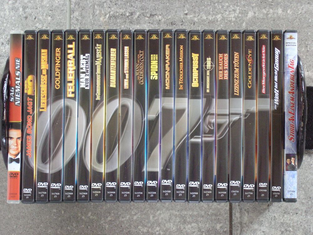 JAMES BOND MGM Special 007 Edition DVD Sammlung (Gebraucht) in Zuzwil ...