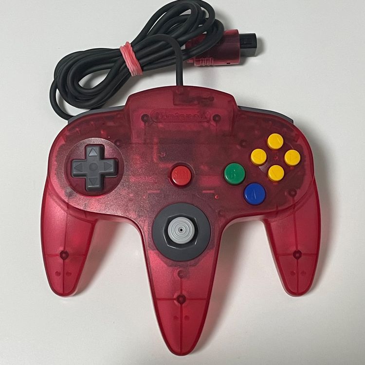 n64 Controller Rot Transparent (Gebraucht) in Mollis für CHF 57.9 – mit ...