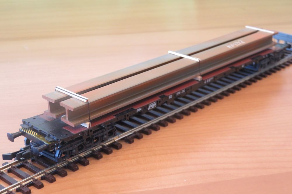 Roco 47988 Mehrzweck-Flachwagen mit 2 Doppel-Träger, DB (Neu (gemäss ...