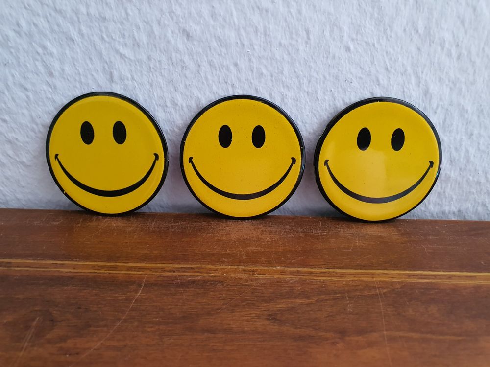 Emailschild Smiley Emoji Logo Emaille Schild Reklame Retro | Kaufen auf ...
