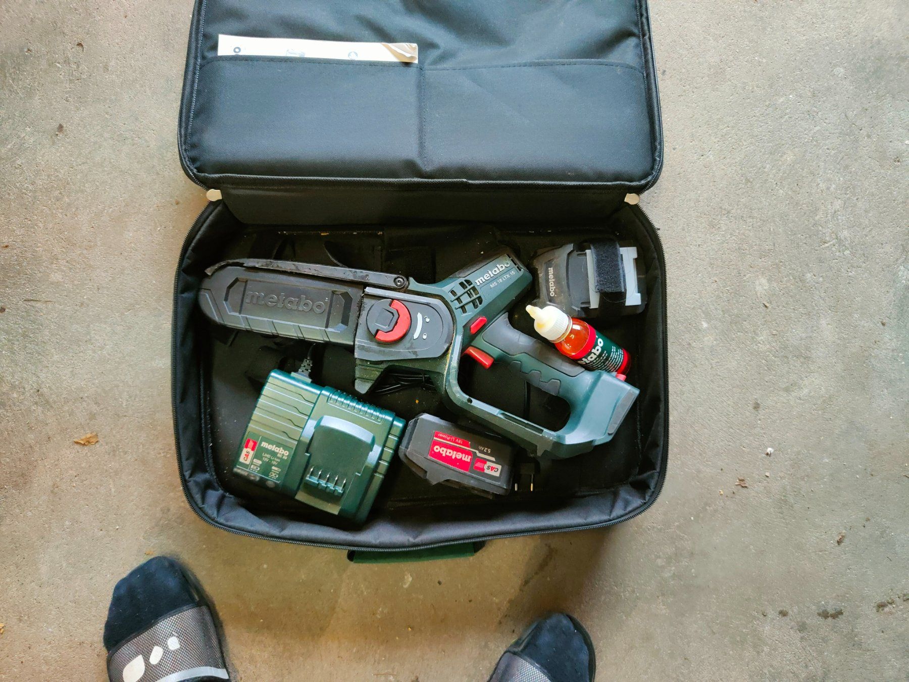 Tronçonneuse METABO MS 18 LTX 15 – 2 batteries + chargeur (D'occasion ...