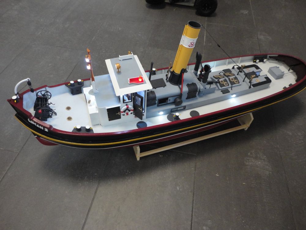 Liman 2 Hist. Schlepper 1:20 Holzbausatz (Neu und originalverpackt) in ...