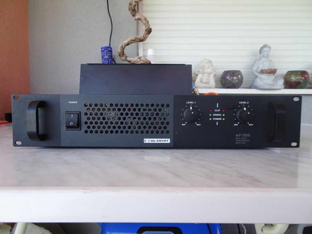 Mc Crypt MP-5000 PA-Endstufe 2 x 170W | Kaufen auf Ricardo
