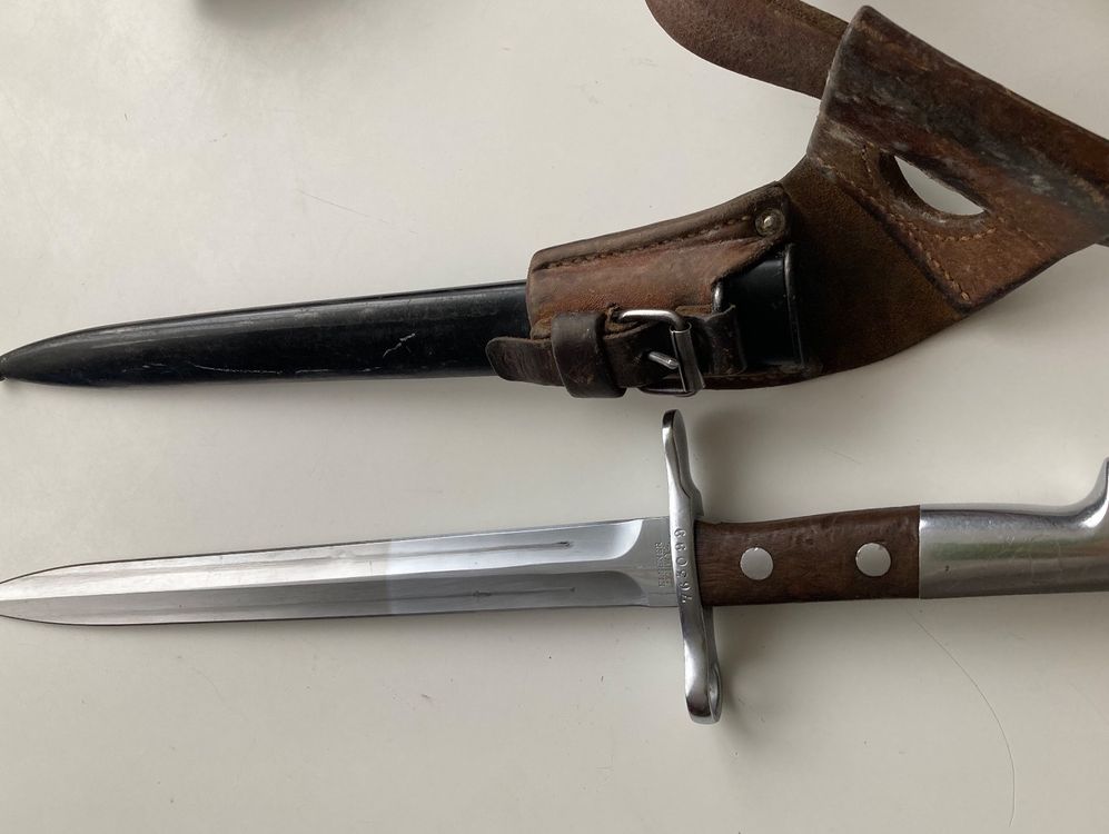 Bajonett, Elsener Schwyz, mit Ledergürtel | Kaufen auf Ricardo