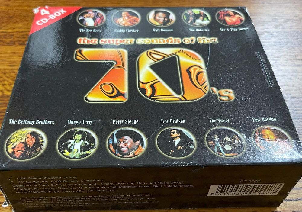 4CD Box - The Super Sounds of The 70`s (Gebraucht) in Oftringen für CHF ...