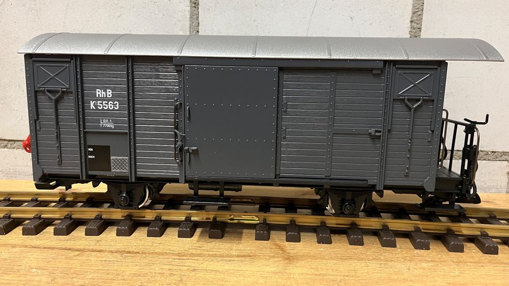 Ged. Gepäckwagen RhB von LGB 43814 (Neu und originalverpackt) in Mümliswil für CHF 175 – nur ...