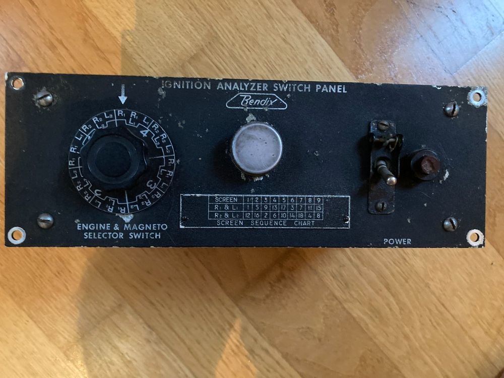 Swissair Bendix Ignition Analyzer Switch Panel (Defekt) in Kloten für ... Swissair Bendix Ignition Analyzer Switch Panel (Defekt) in Kloten für ...